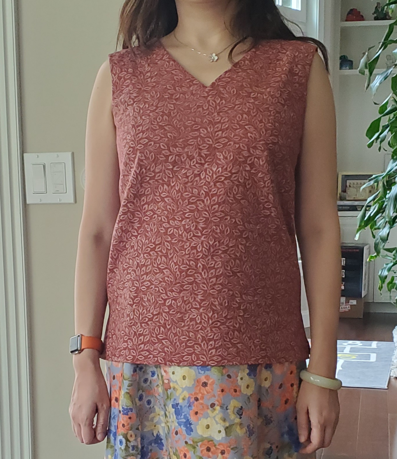 Simplicity S9133 Woven top w/o closure Review – Wabana Style