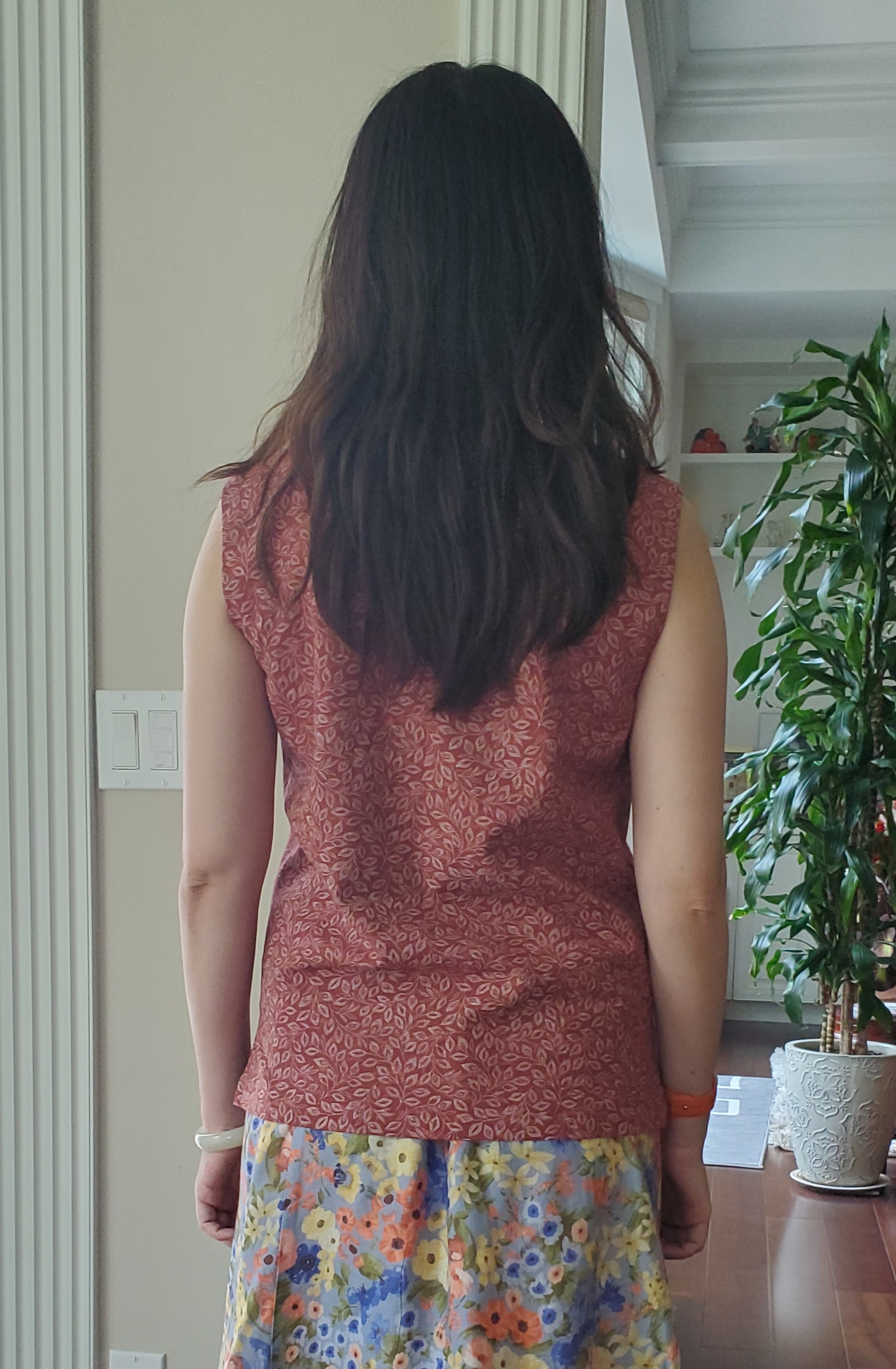 Simplicity S9133 Woven top w/o closure Review – Wabana Style