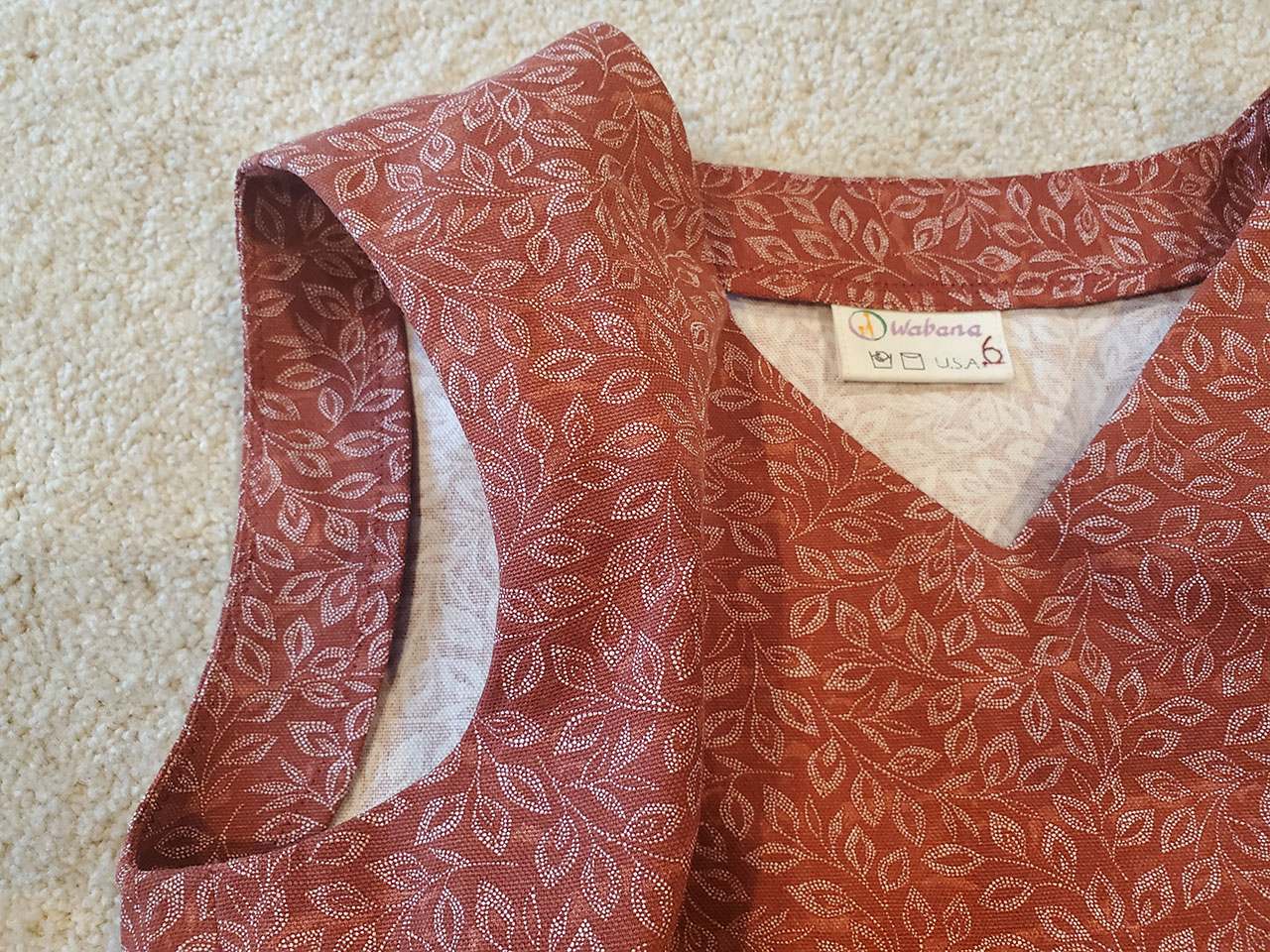 Simplicity S9133 Woven top w/o closure Review – Wabana Style